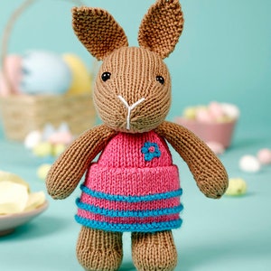 Flora Bunny Toy Knitting Patterns - Etsy