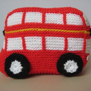 London Bus Toy Knitting Pattern - Etsy