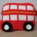 London Bus Toy Knitting Pattern - Etsy