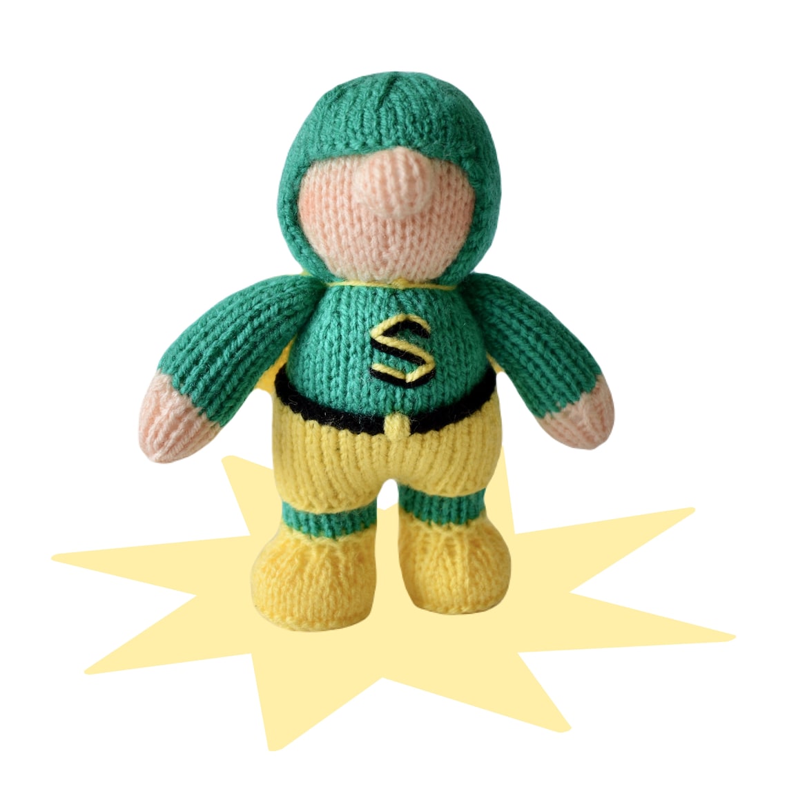 Captain Stitches Superhero Doll Knitting Pattern - Etsy