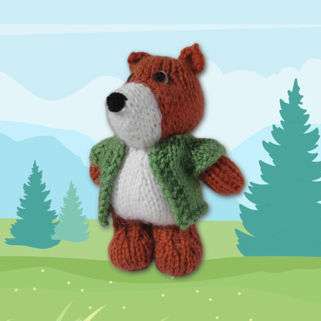 Robbie the Fox Toy Knitting Pattern - Etsy