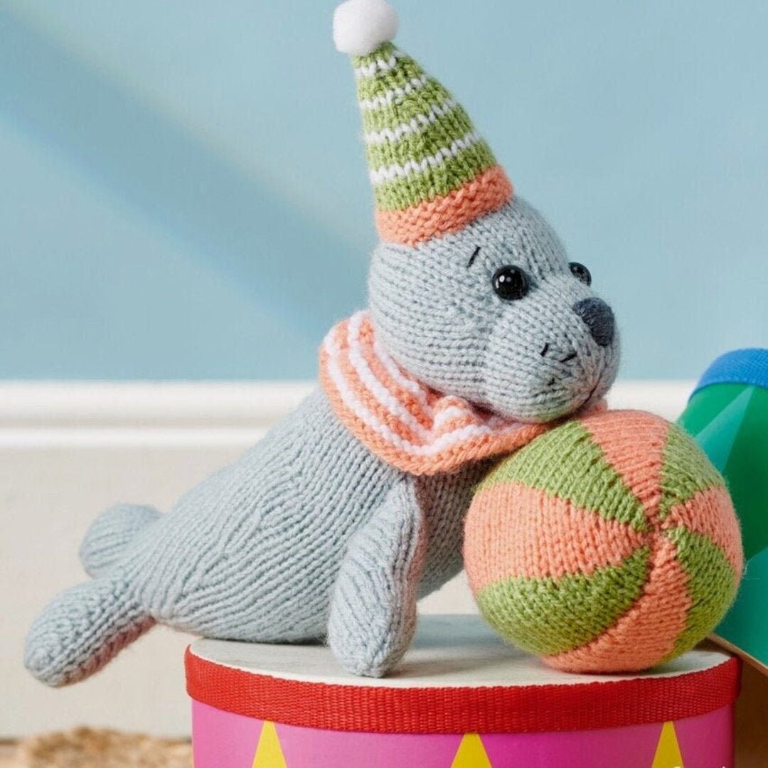 Seal Toy Knitting Pattern - Etsy