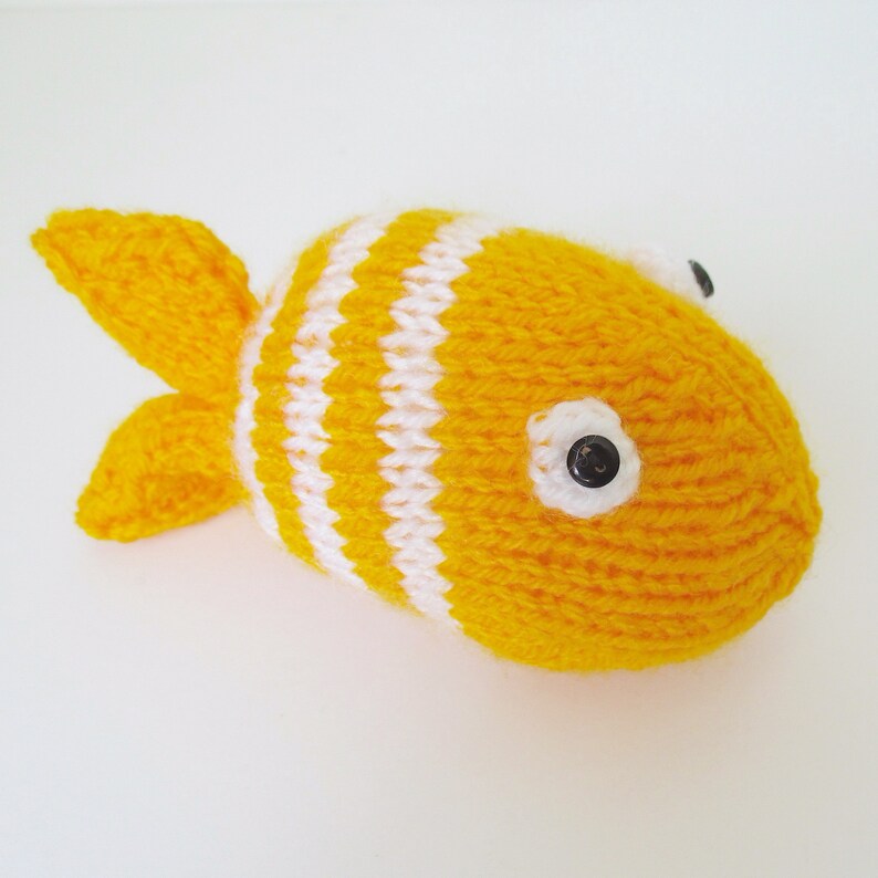 Fishy Wishy Toy Knitting Pattern | Etsy