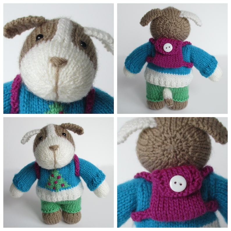 Dexter the Dog Toy Knitting Pattern - Etsy