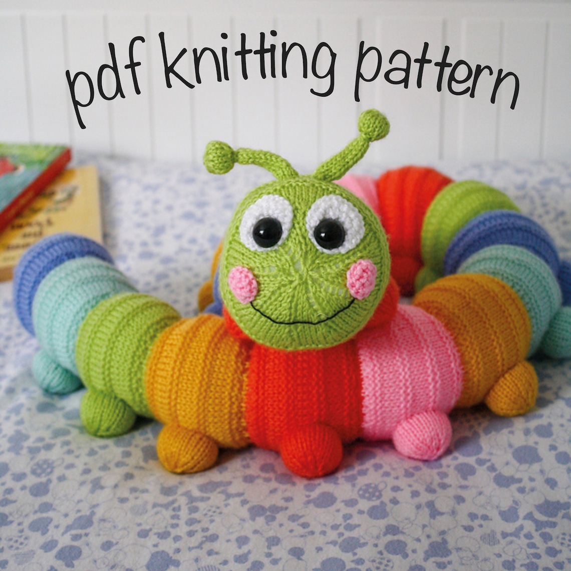 Cuddly Caterpillar Toy Knitting Pattern - Etsy