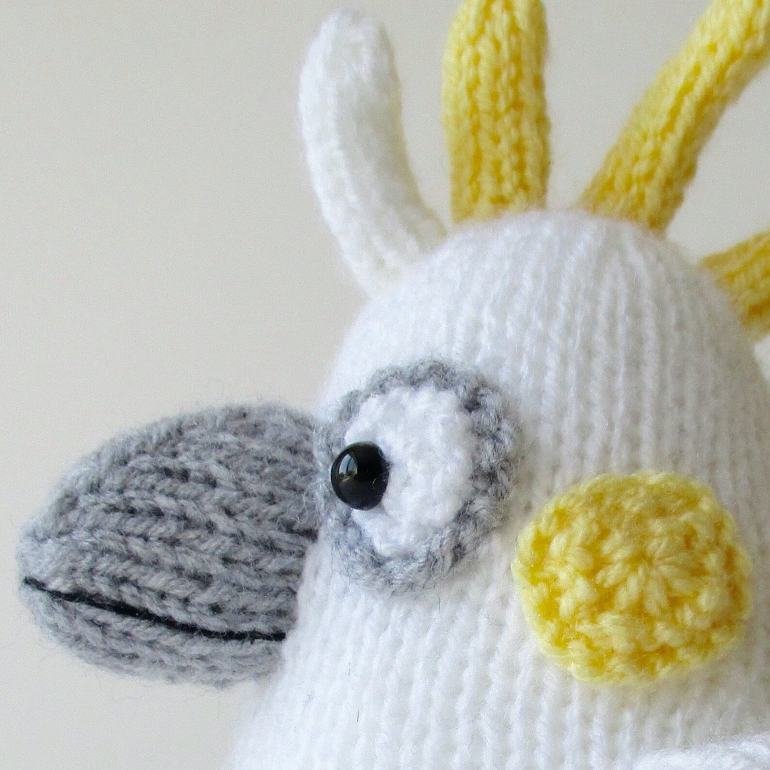 Colin the Cockatoo Toy Knitting Pattern - Etsy