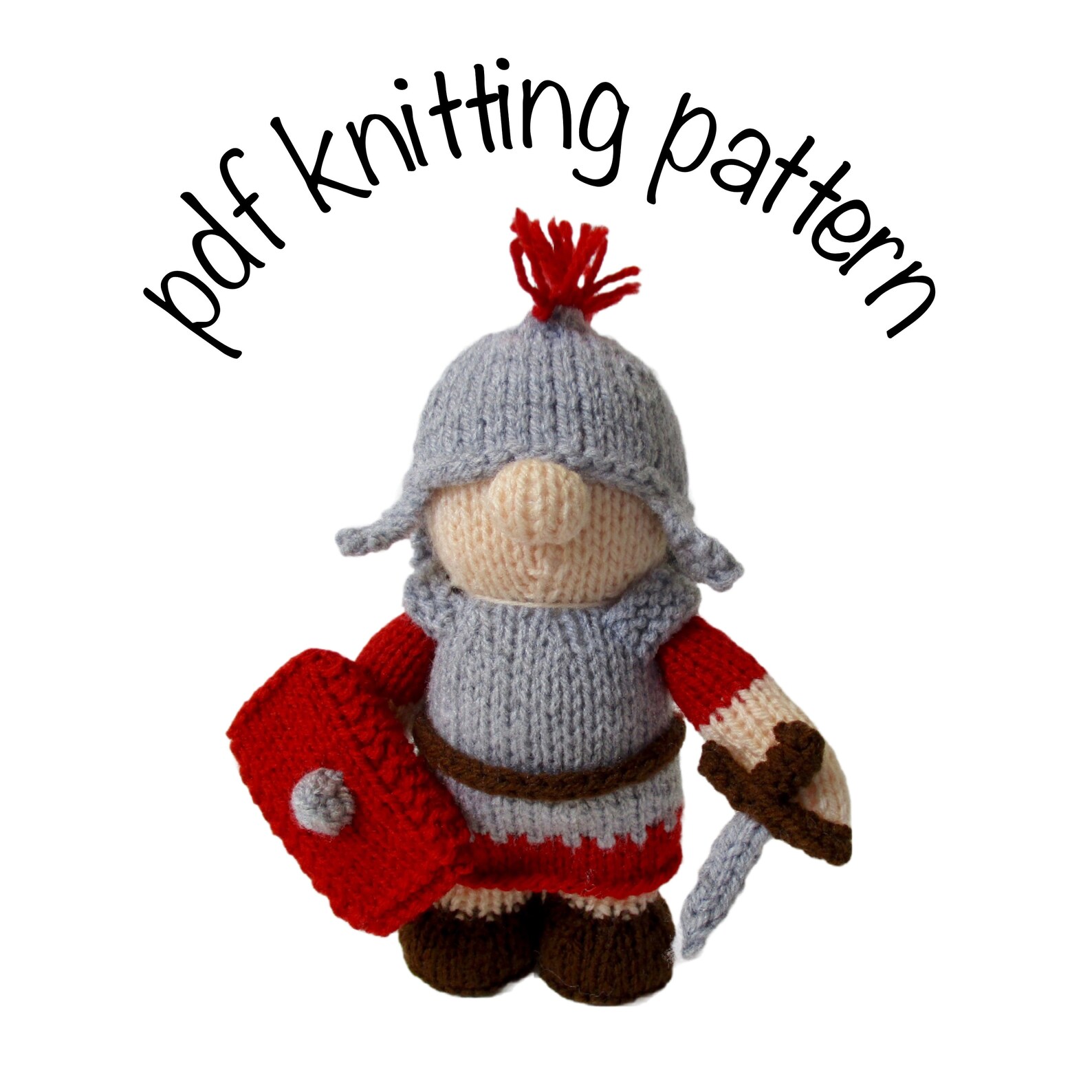 Antonius the Roman Soldier Doll Knitting Pattern - Etsy