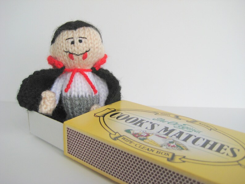 The Little Vampire Toy Knitting Pattern - Etsy