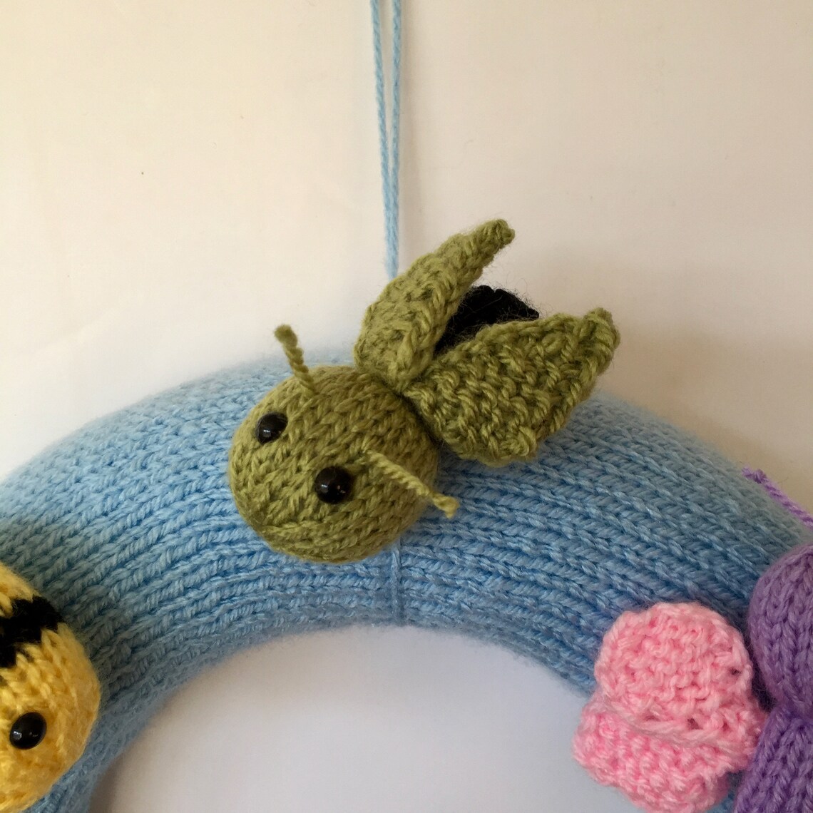 Love Bugs Spring Wreath Knitting Pattern PDF - Etsy