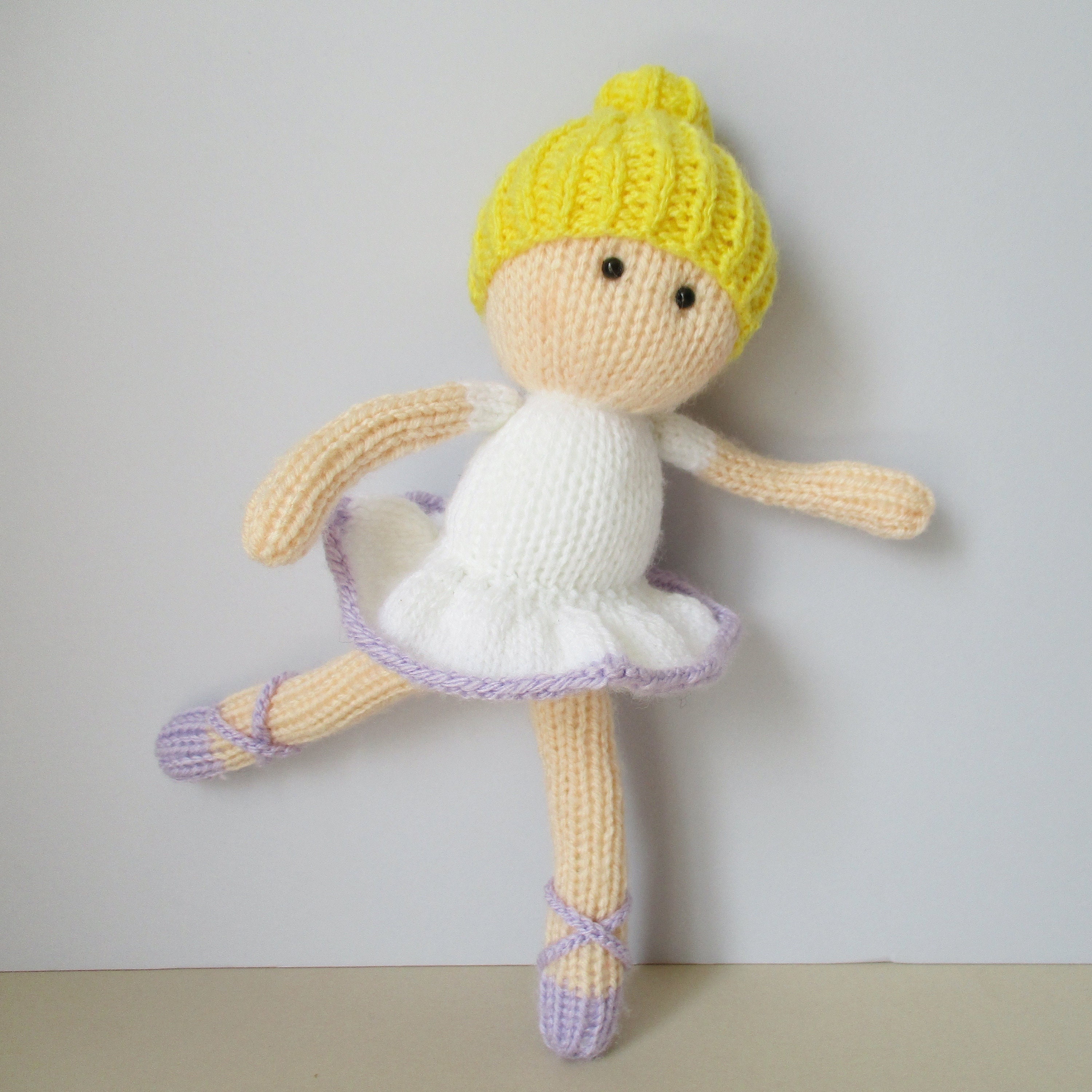 Bella the Ballerina Toy Doll Knitting Patterns | Etsy