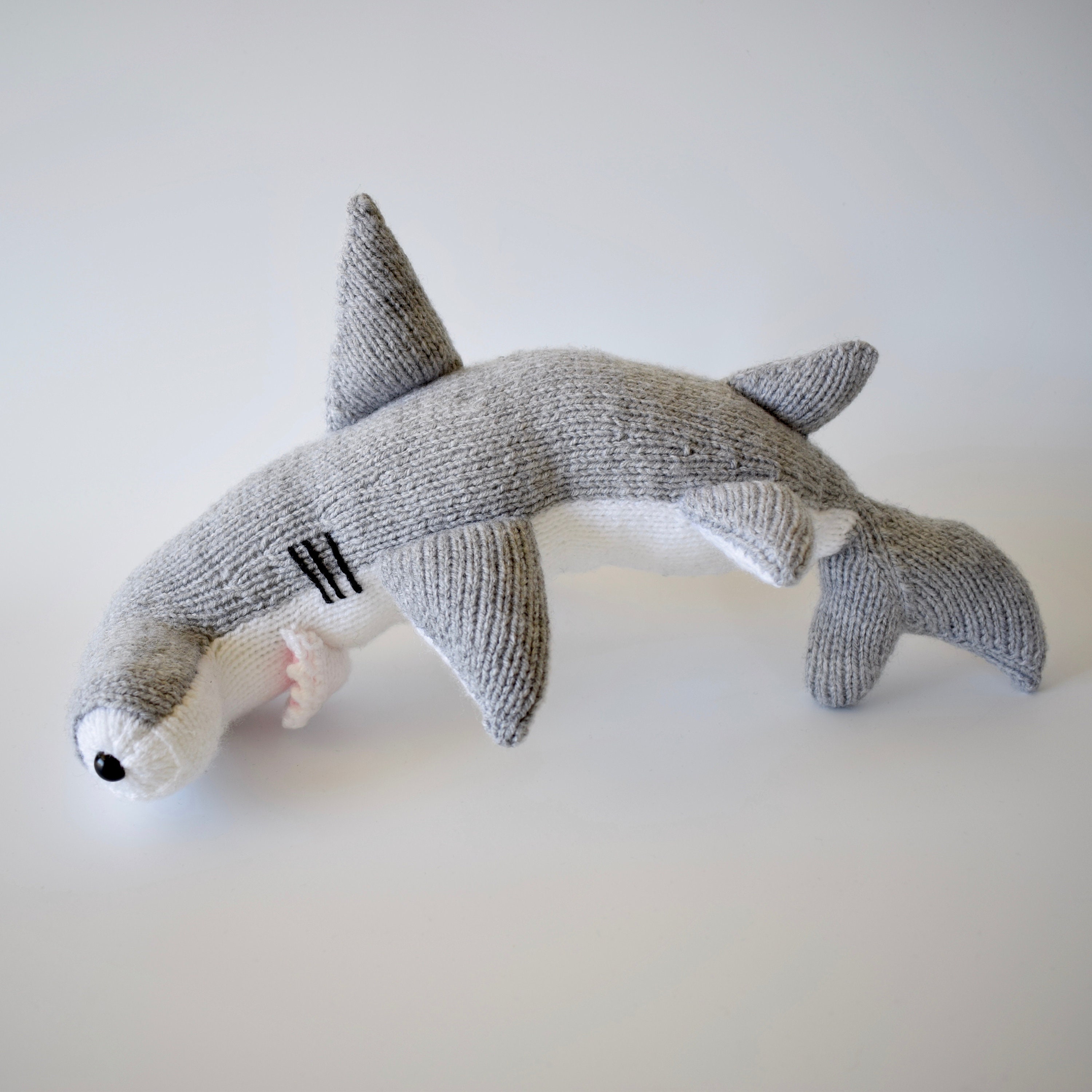 Hammerhead Shark Toy Knitting Patterns - Etsy Canada