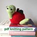 Billy Bookworm Toy Knitting Pattern - Etsy