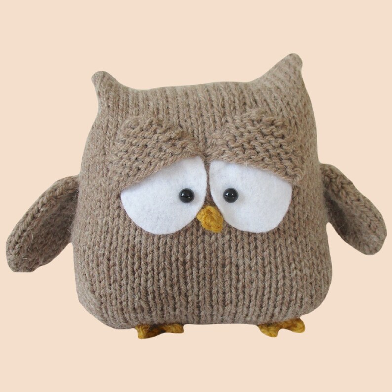 Oscar the Owl Toy Knitting Patterns - Etsy