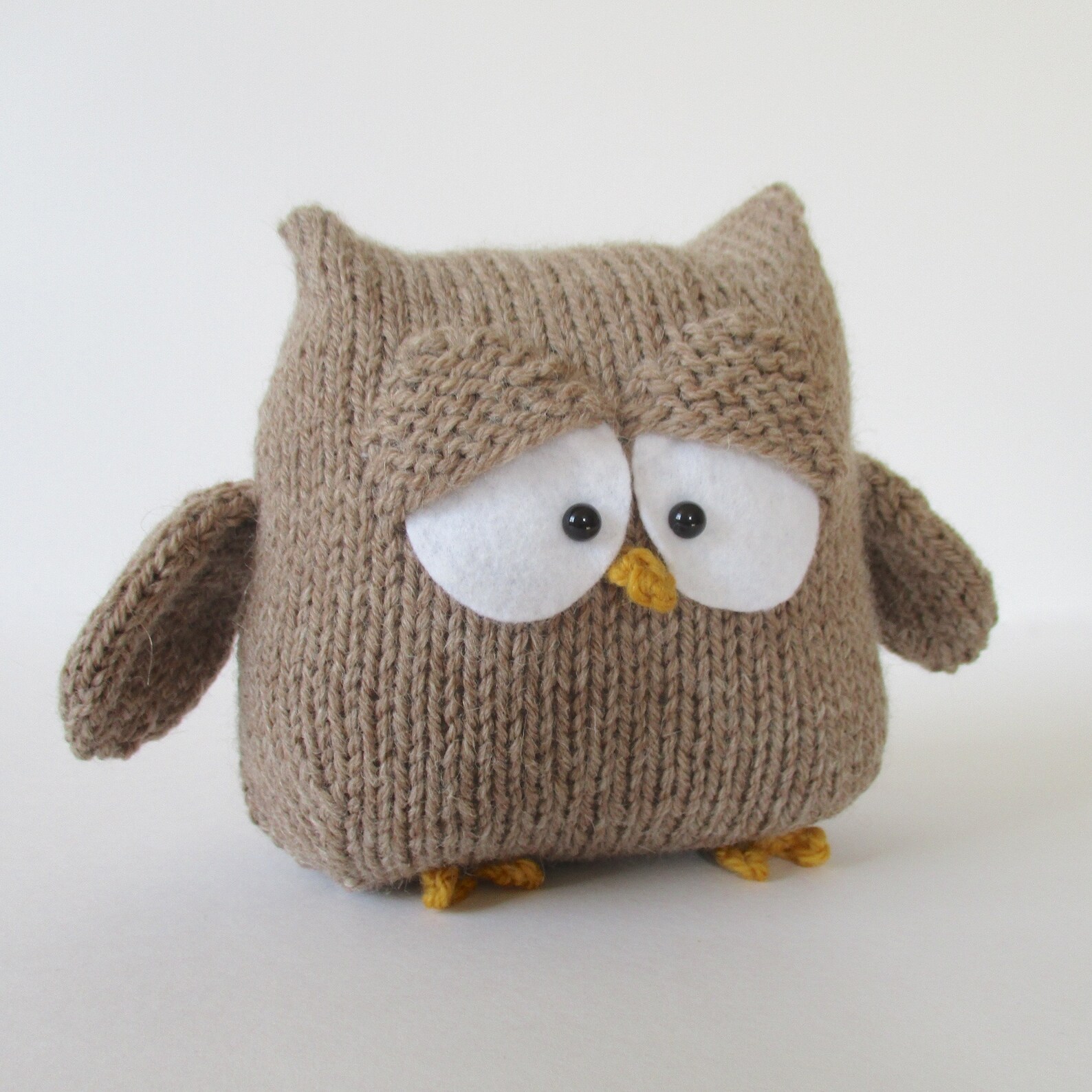 Oscar the Owl Toy Knitting Patterns | Etsy