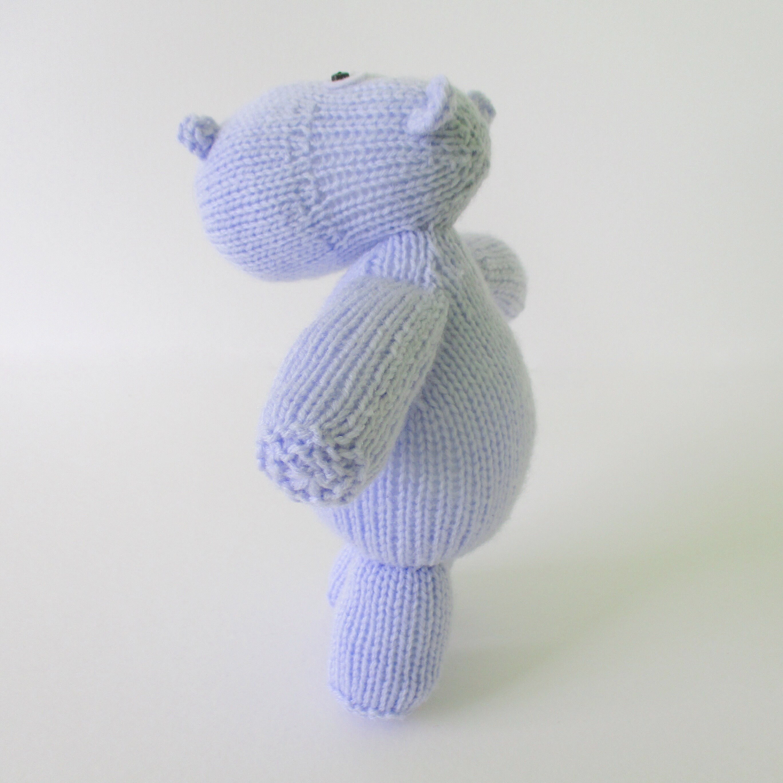 Harry the Hippo Toy Knitting Pattern | Etsy