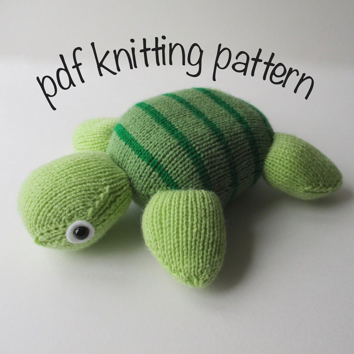 Topsy Turvy Turtle Toy Knitting Pattern - Etsy