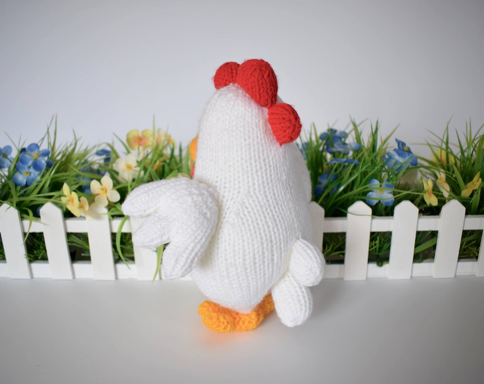 Cooper the Chicken toy knitting pattern | Etsy