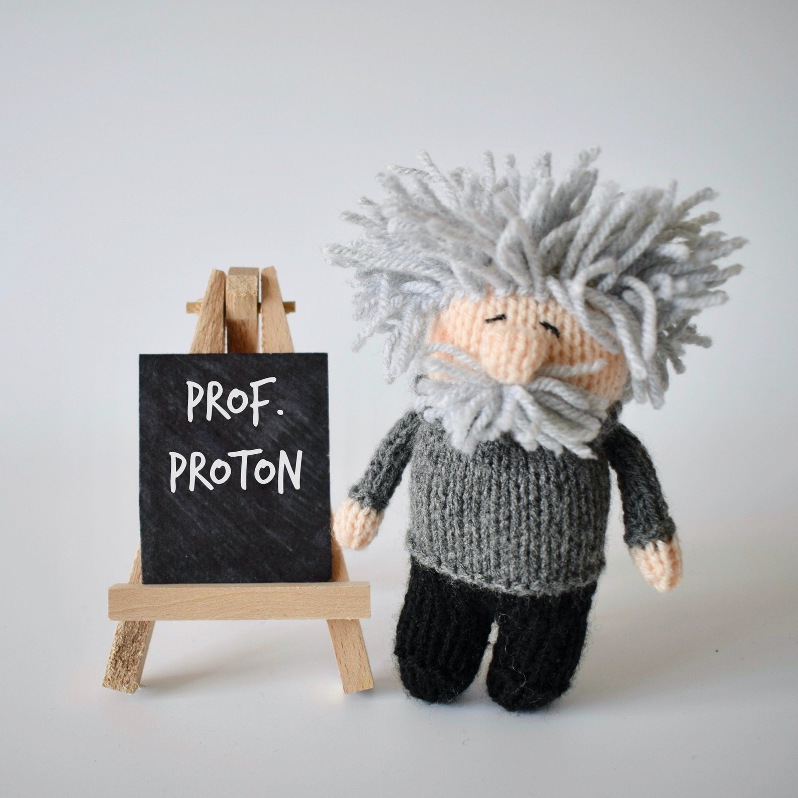 Professor Proton Toy Doll Knitting Pattern - Etsy