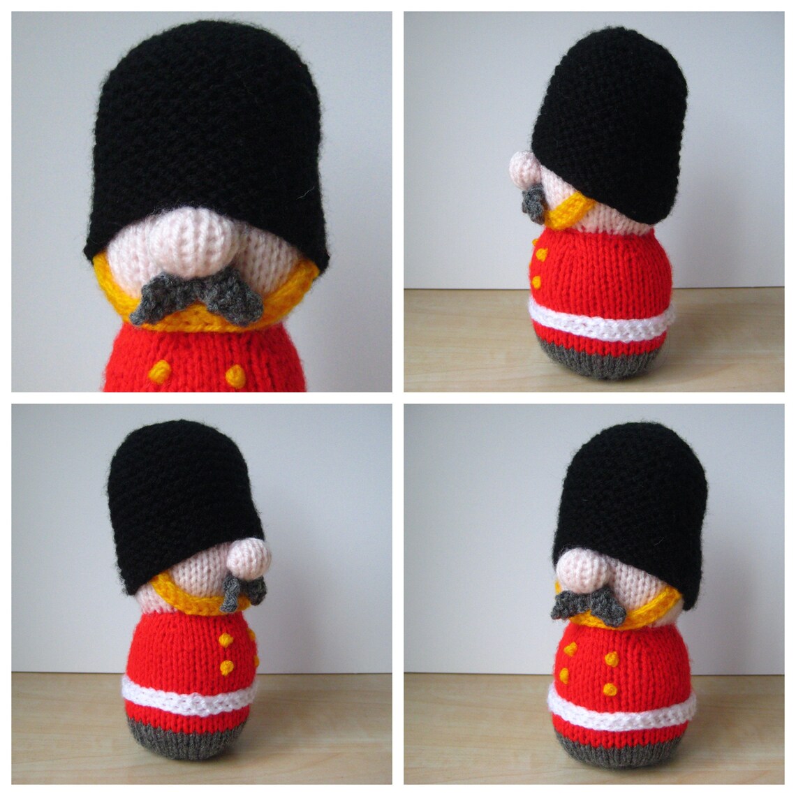 Sergeant Major Busby Toy Soldier Knitting Patterns - Etsy
