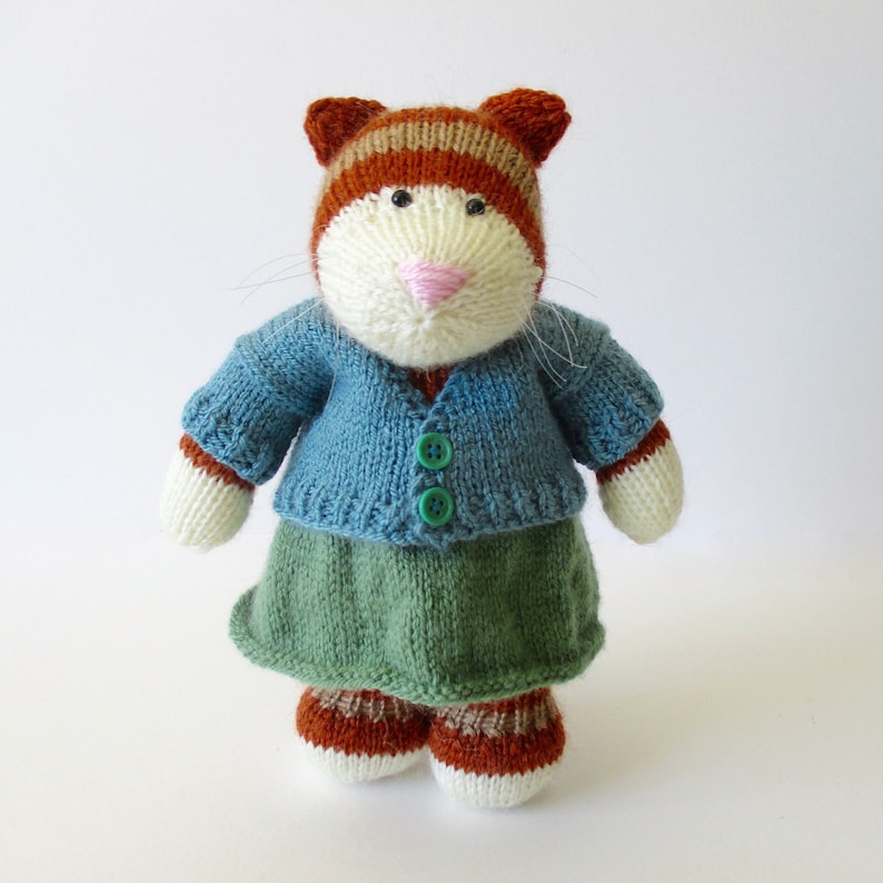 Tabby Cat Toy Knitting Pattern - Etsy