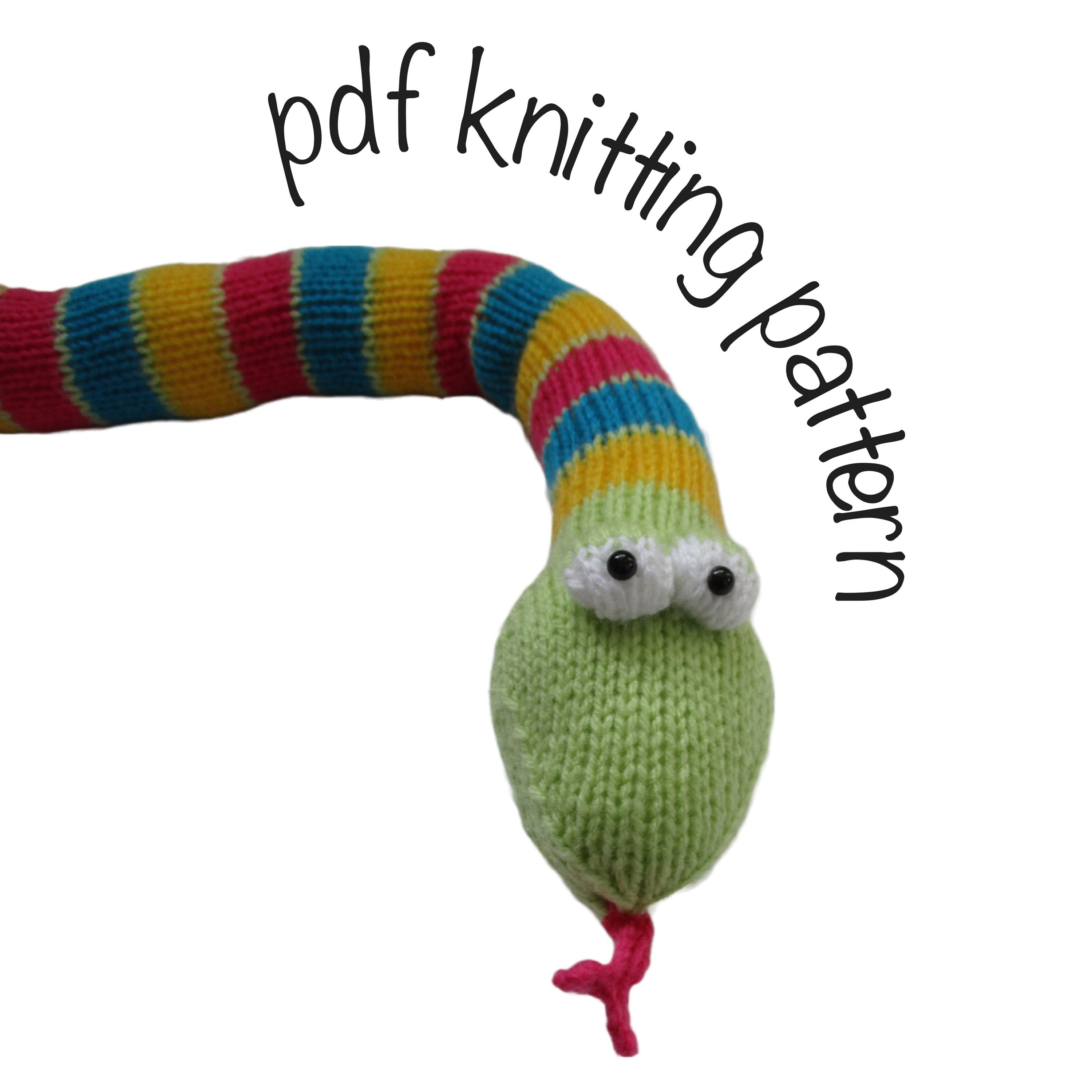 Stanley Snake Toy Knitting Pattern - Etsy UK