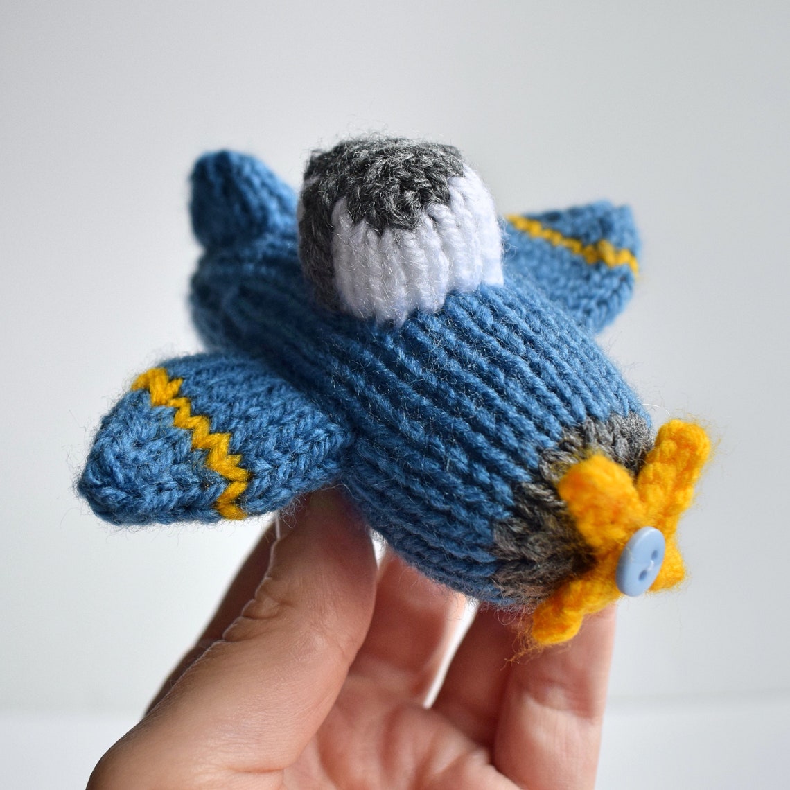 Dinky Plane Toy Knitting Pattern | Etsy