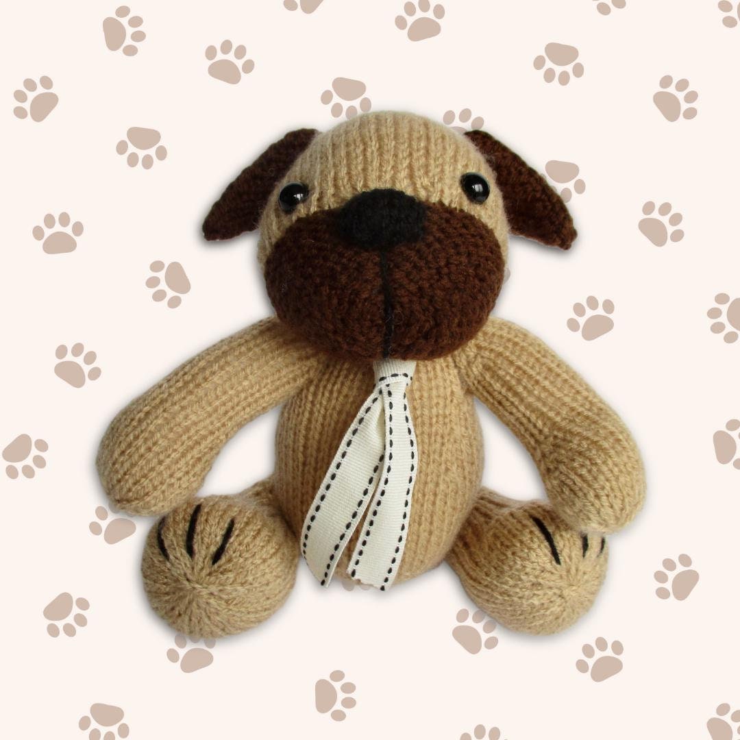 Pug Dog Toy Knitting Patterns - Etsy