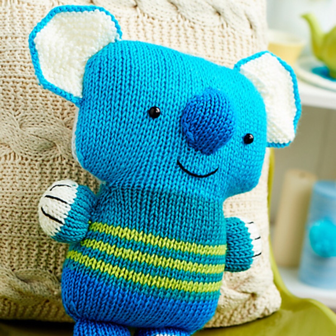 Calvin Koala Toy Knitting Pattern - Etsy