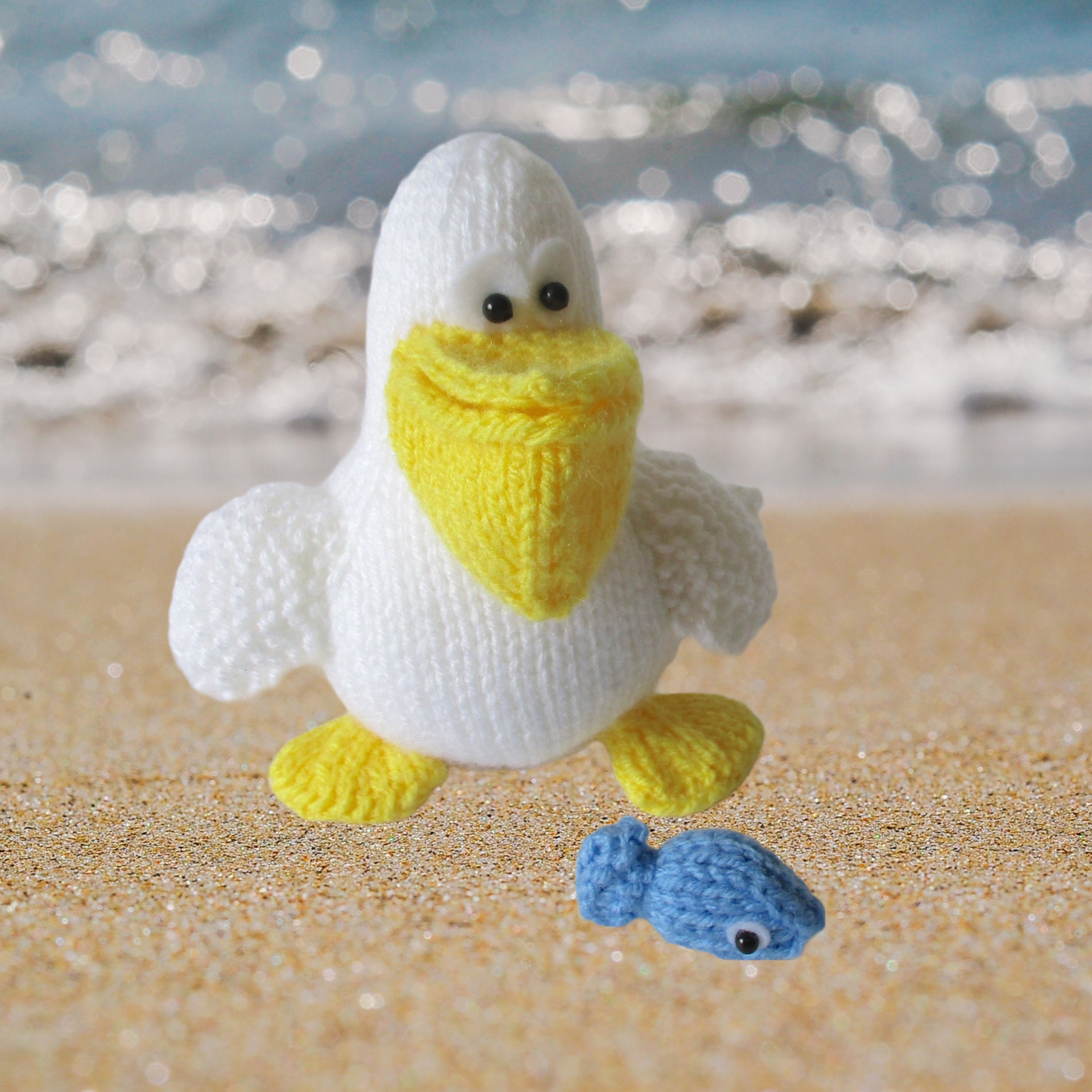 Percy the Pelican Toy Knitting Patterns - Etsy UK