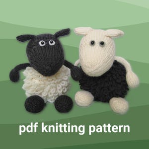 Loopy Sheep Toy Knitting Pattern - Etsy