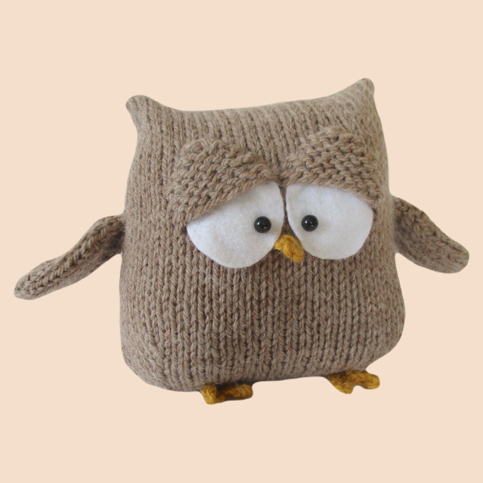 Oscar the Owl Toy Knitting Patterns - Etsy