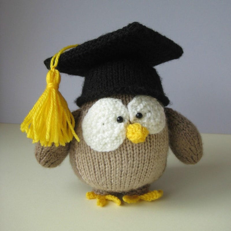 Graduation Knitting Patterns - Etsy