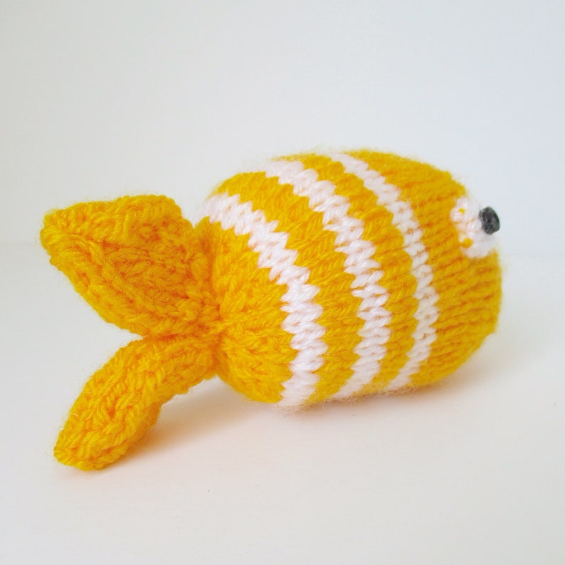 Fishy Wishy Toy Knitting Pattern - Etsy