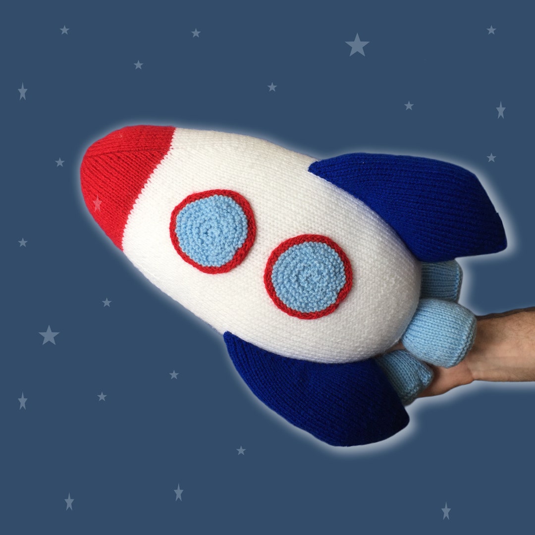 Rocket Cushion Toy Knitting Pattern - Etsy