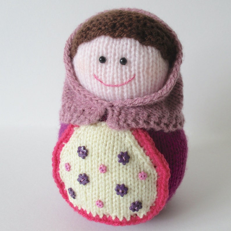 Baboushka Toy Doll Knitting Pattern - Etsy