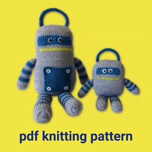 Robots Toy Knitting Patterns - Etsy