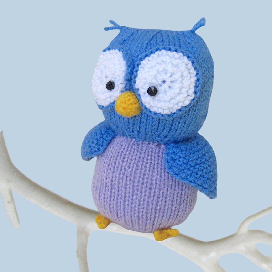 Hoots the Owl Toy Knitting Pattern - Etsy