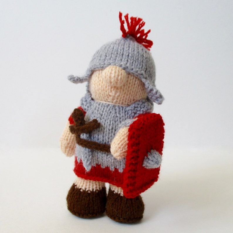 Antonius the Roman Soldier Doll Knitting Pattern - Etsy
