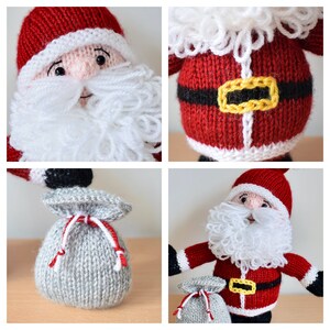 Cuddly Santa Toy Knitting Pattern - Etsy