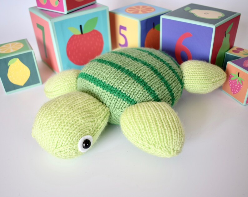 Topsy Turvy Turtle toy knitting pattern | Etsy