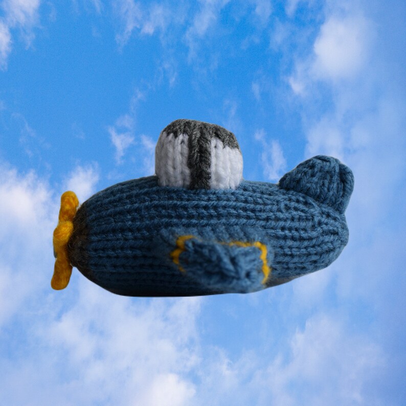 Dinky Plane Toy Knitting Pattern - Etsy