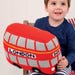 London Bus Cushion Knitting Pattern - Etsy