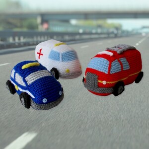 Emergency Vehicles Toy Knitting Patterns - Etsy