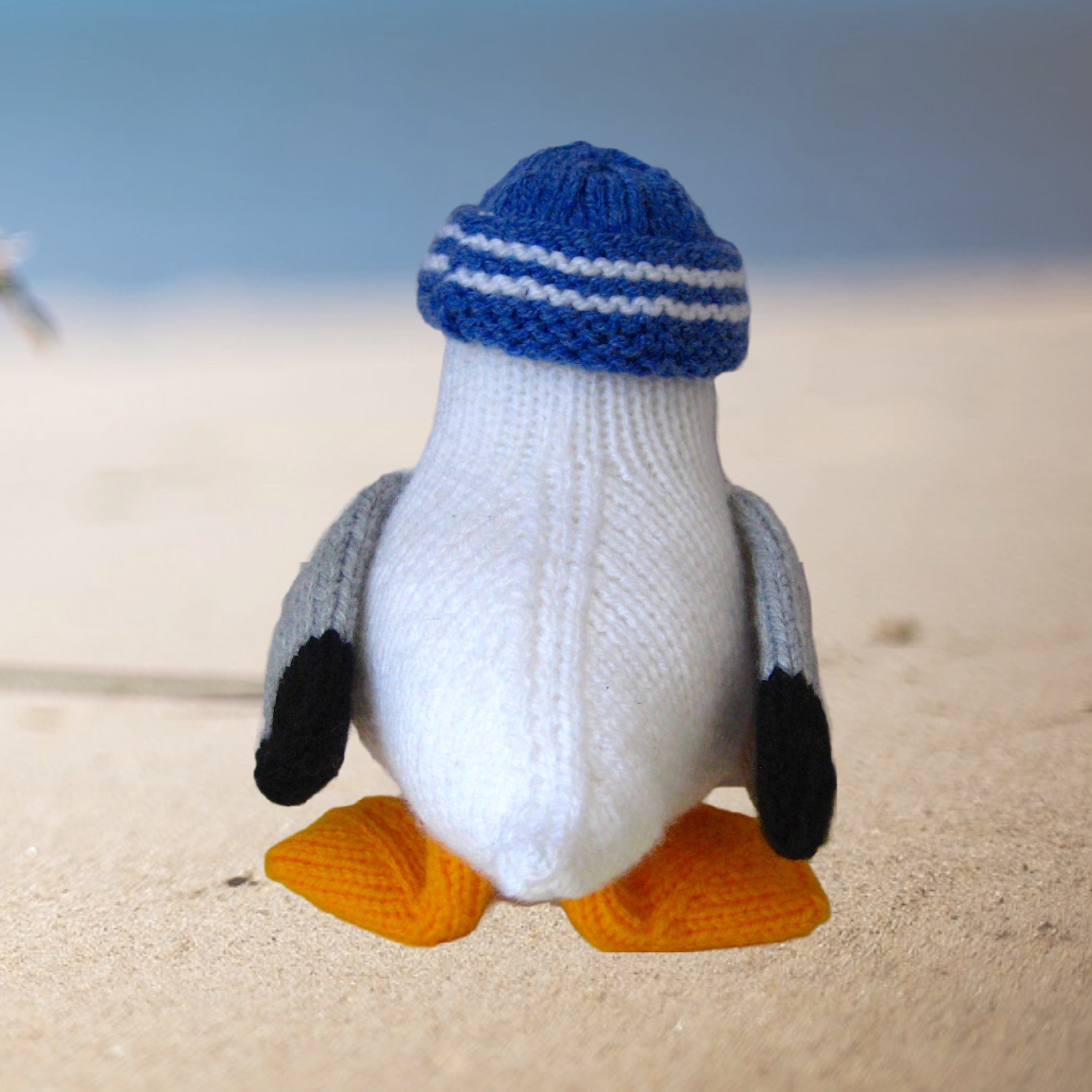 Sid the Seagull Toy Knitting Patterns - Etsy Canada