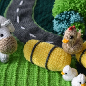 Patchwork Farm Play Set Toys Knitting Patterns PDF Digital Download ...