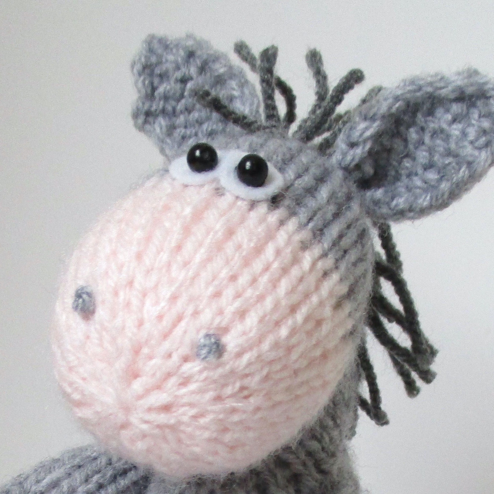 Bobbin the Donkey Toy Knitting Patterns | Etsy