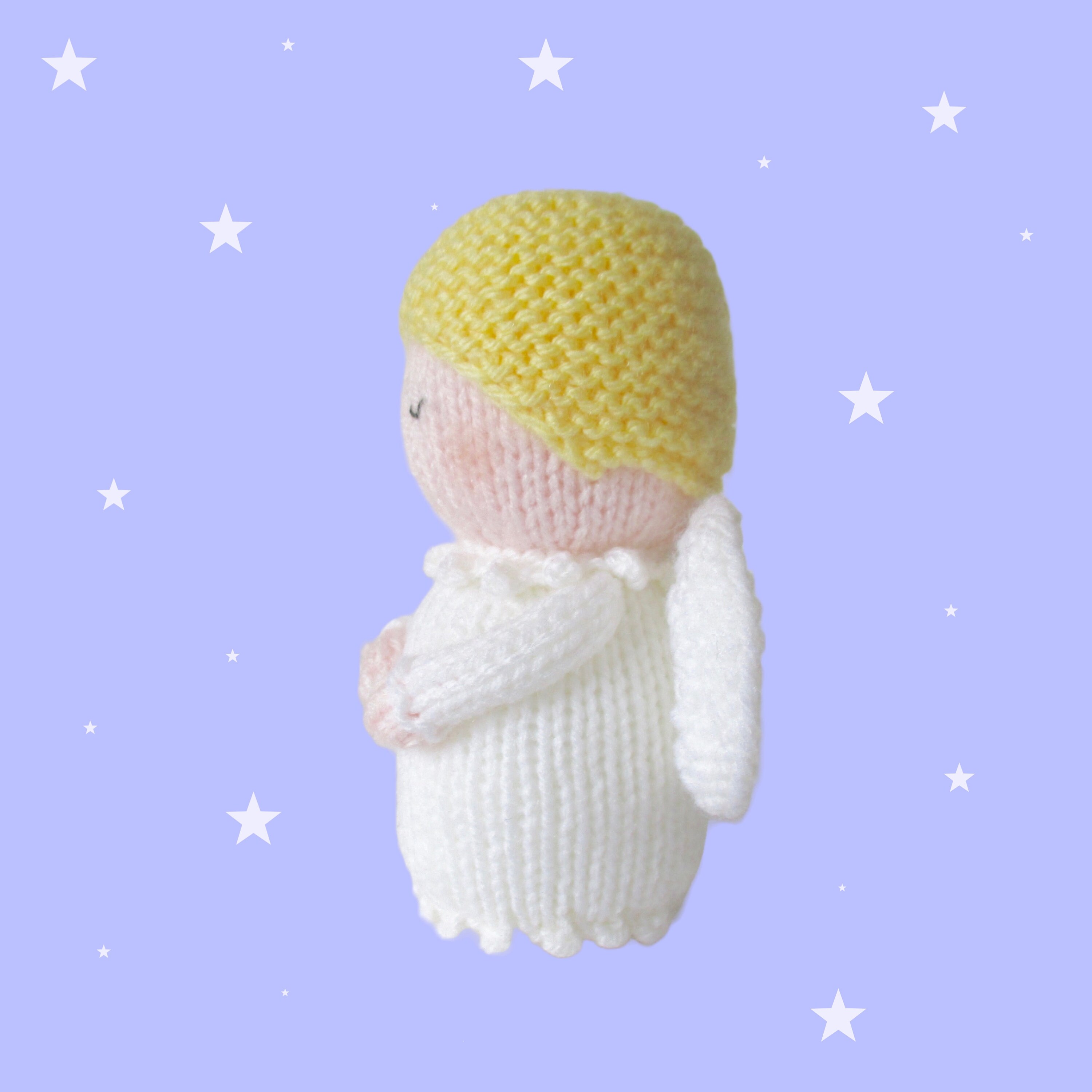 Angel Doll Knitting Pattern - Etsy
