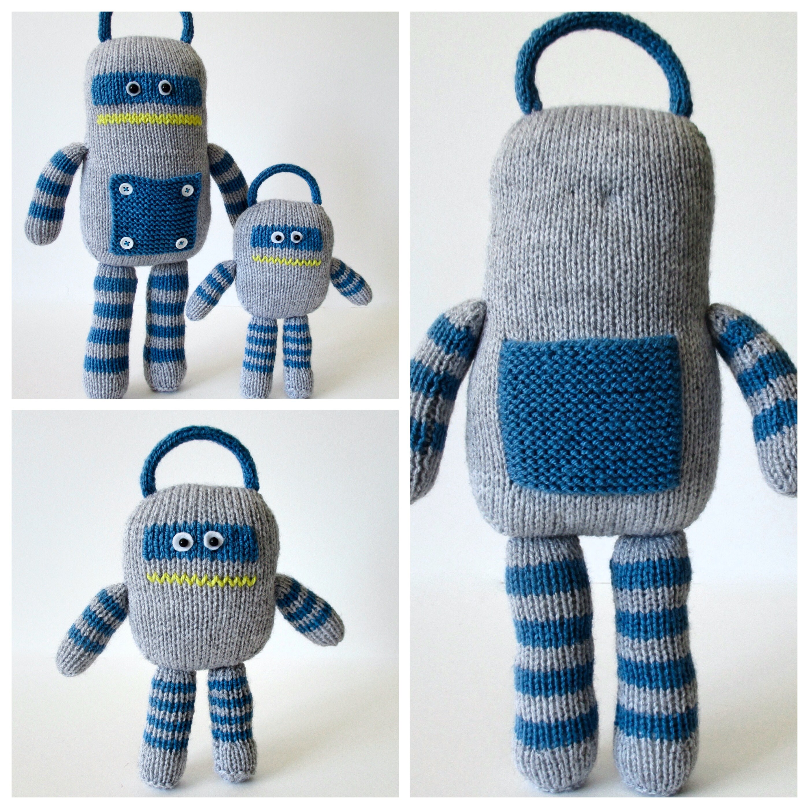 Robots Toy Knitting Patterns - Etsy Australia