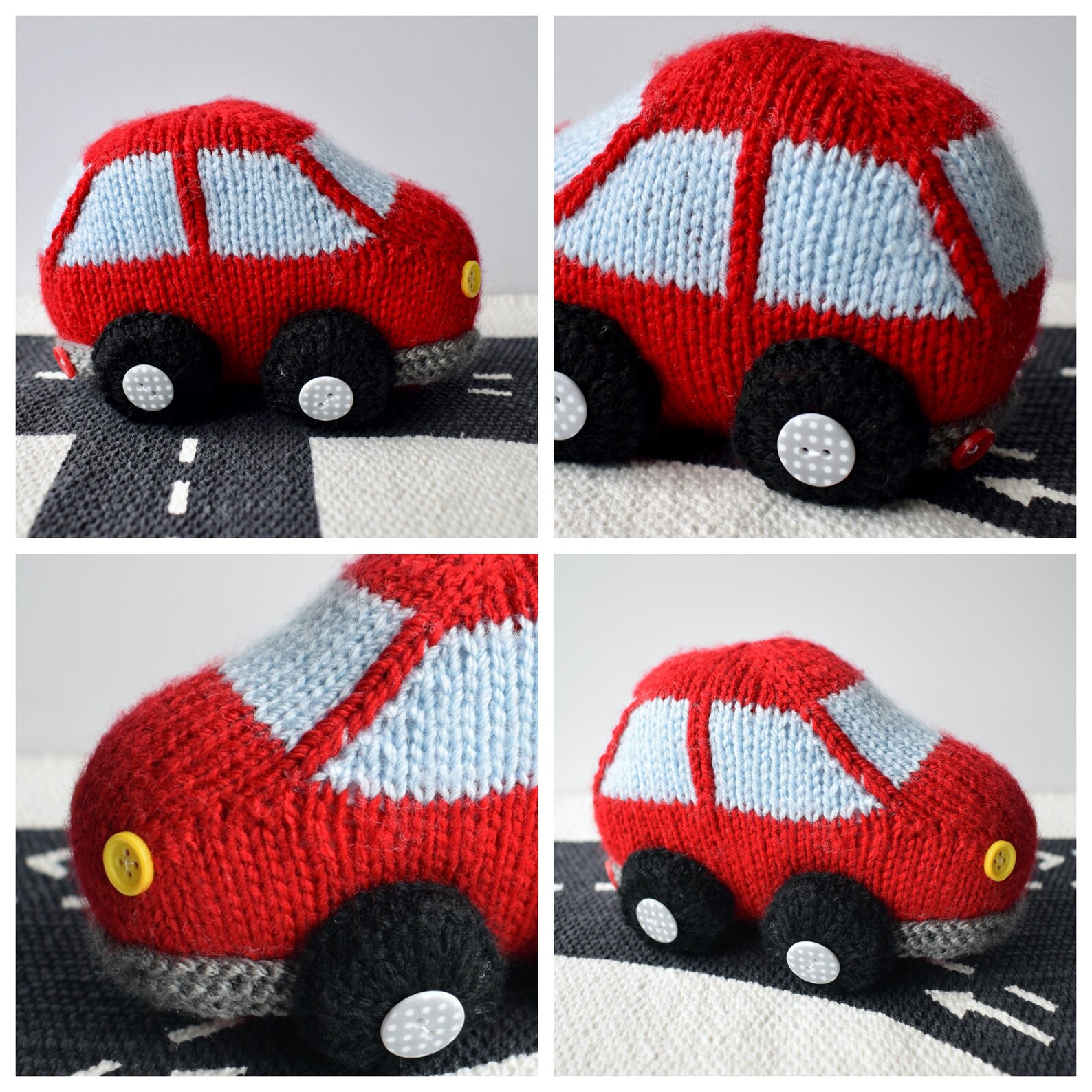 Bubble Car Toy Knitting Pattern - Etsy UK