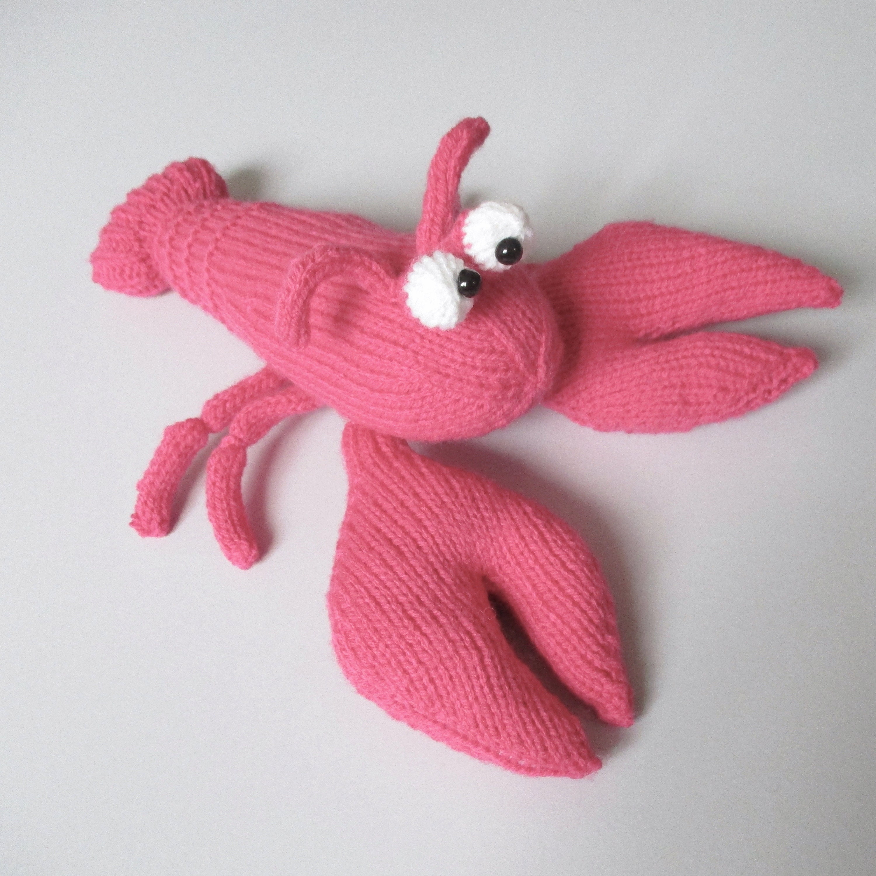 Larry the Lobster Toy Knitting Pattern - Etsy